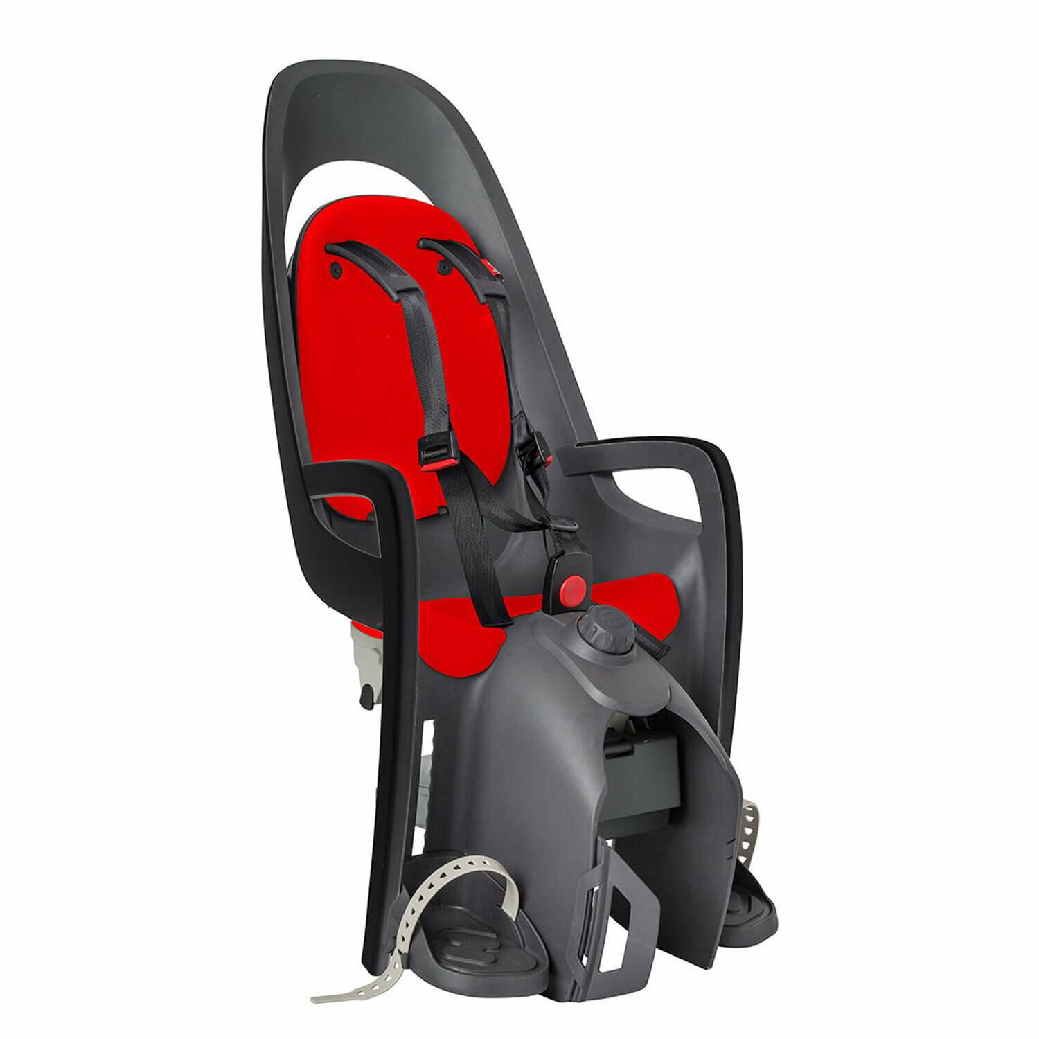 Детское велокресло Hamax Caress+Carrier Adapter Gray/Red