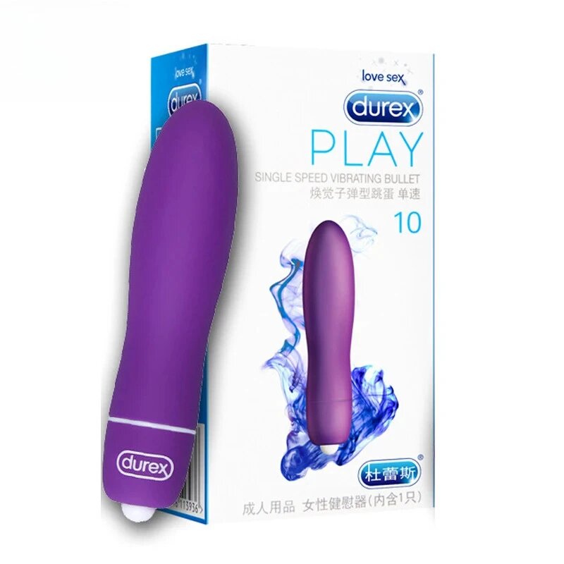 Вибратор Durex, Вибрирующая Пуля для взрослых, интимные товары, фаллоимитатор точки G, 5 speeds — фото 1