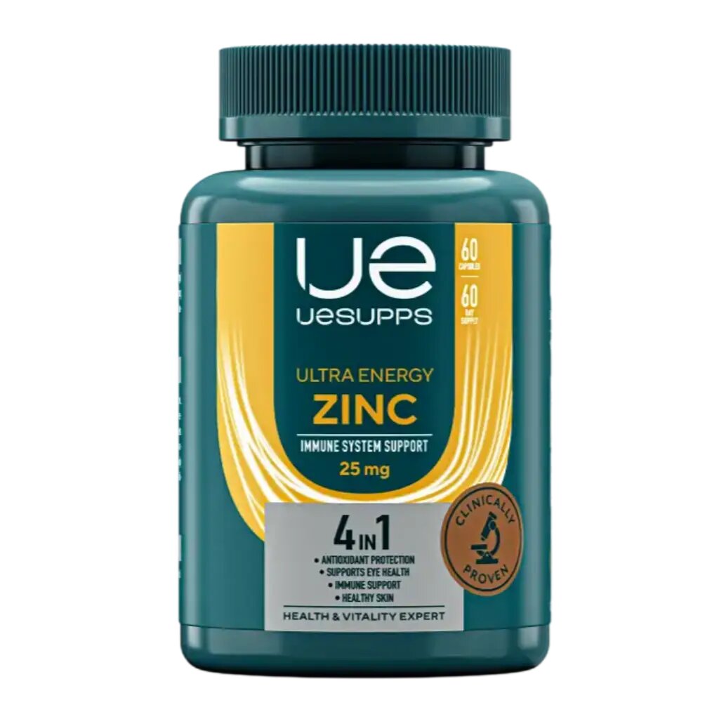 Уесаппс Ультра Энерджи Цинк/UESUPPS Ultra Energy Zinc капсулы массой 346 мг 60 шт
