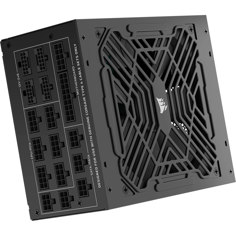Блок питания Corsair WS3000 RPS0237, 3000 Вт, 80+ Platinum, ATX 3.1, PCIe 5.1, полностью модульный