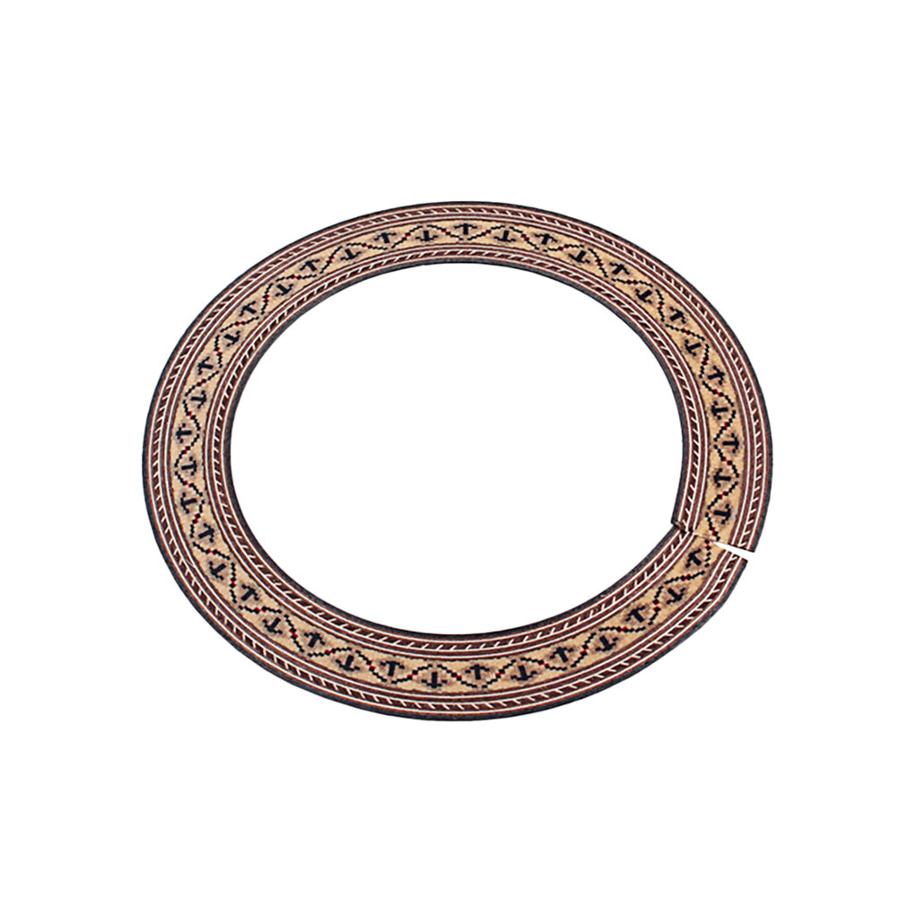 Guitar Rosette Из Кривых Полосок Подходит Для Гитары Коричневый Цвет 92.5mm