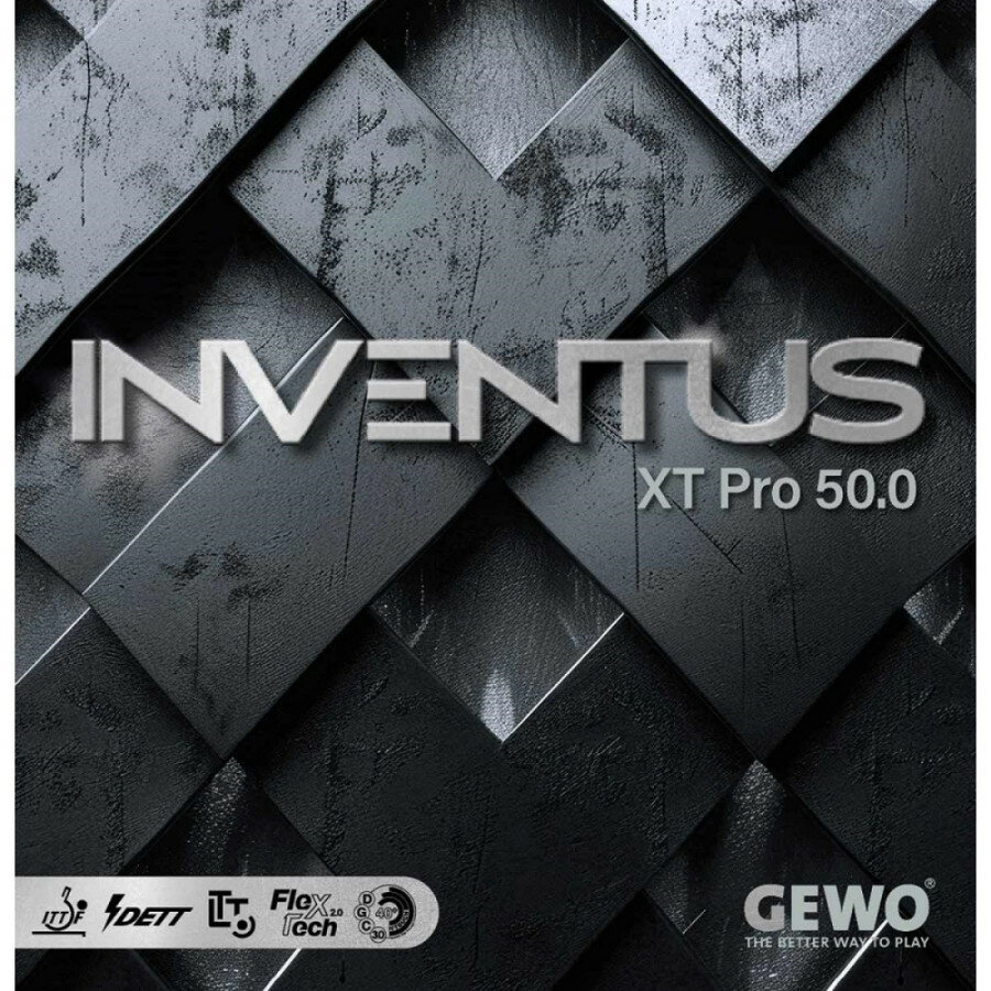 Накладка для н/тенниса Gewo Inventus XT Pro 50,0, Red, толщина 2.0