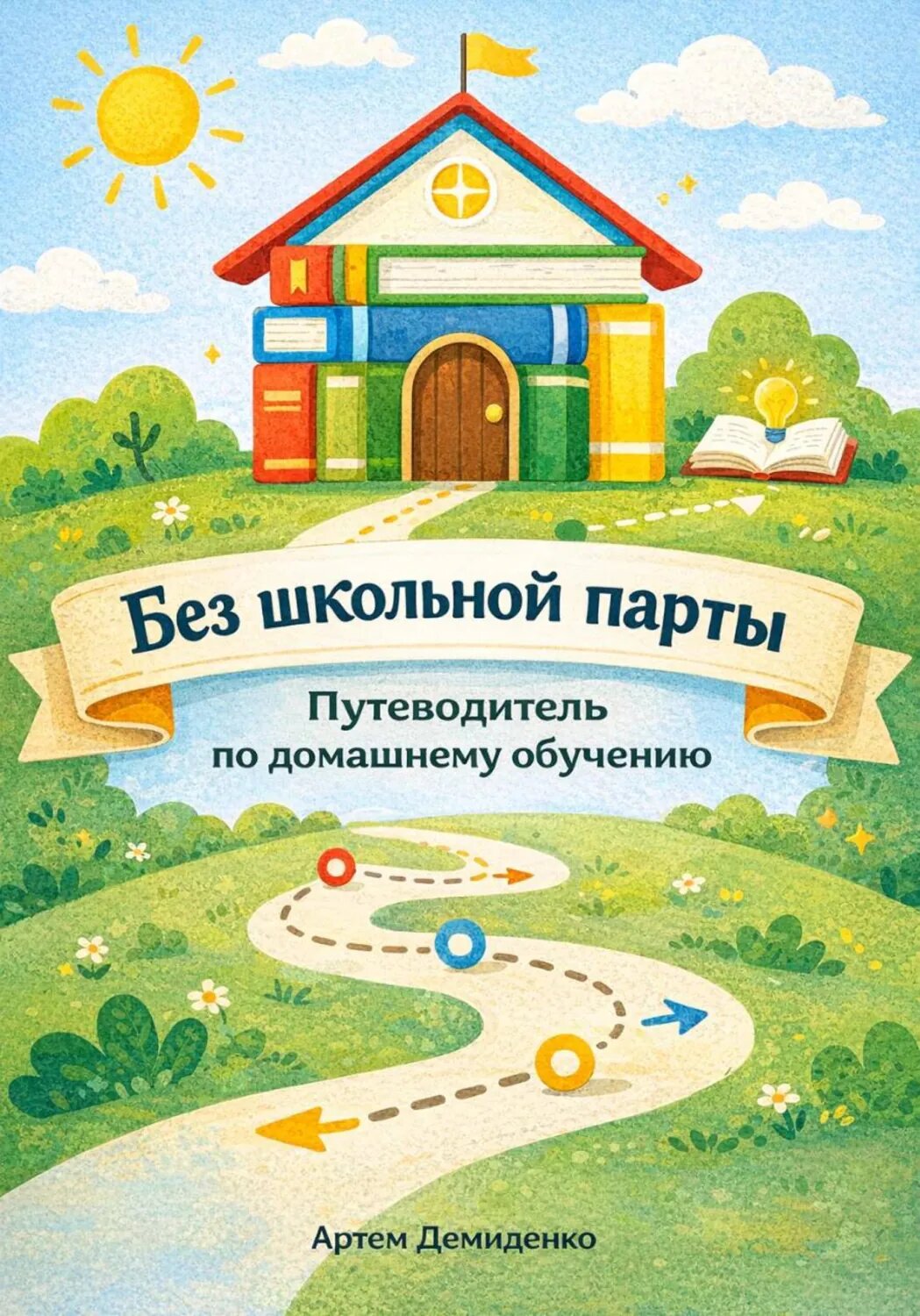 Без школьной парты: Путеводитель по домашнему обучению [Цифровая книга]