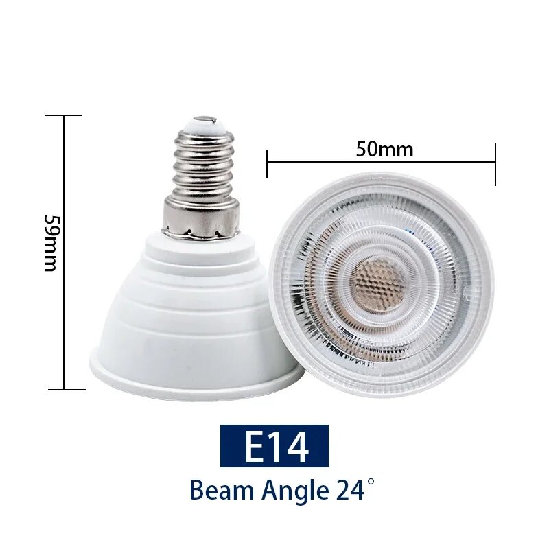Светодиодная лампа LARZI 6W MR16/GU10/E27/E14 220-240В 24/120 градусов