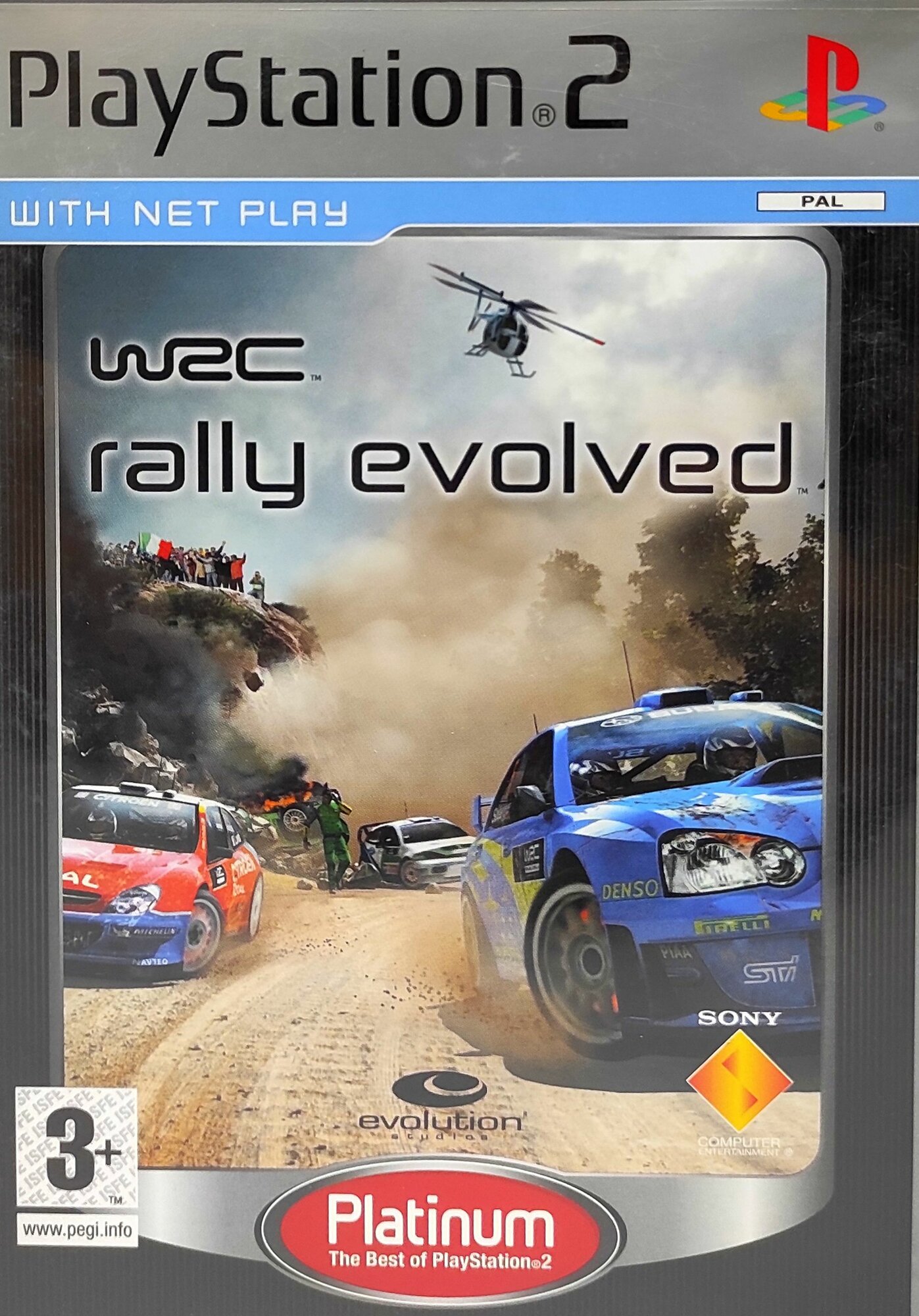 WRC Rally Evolved Английский язык SCES 53247 Видеоигра на диске PS2. Товар уцененный