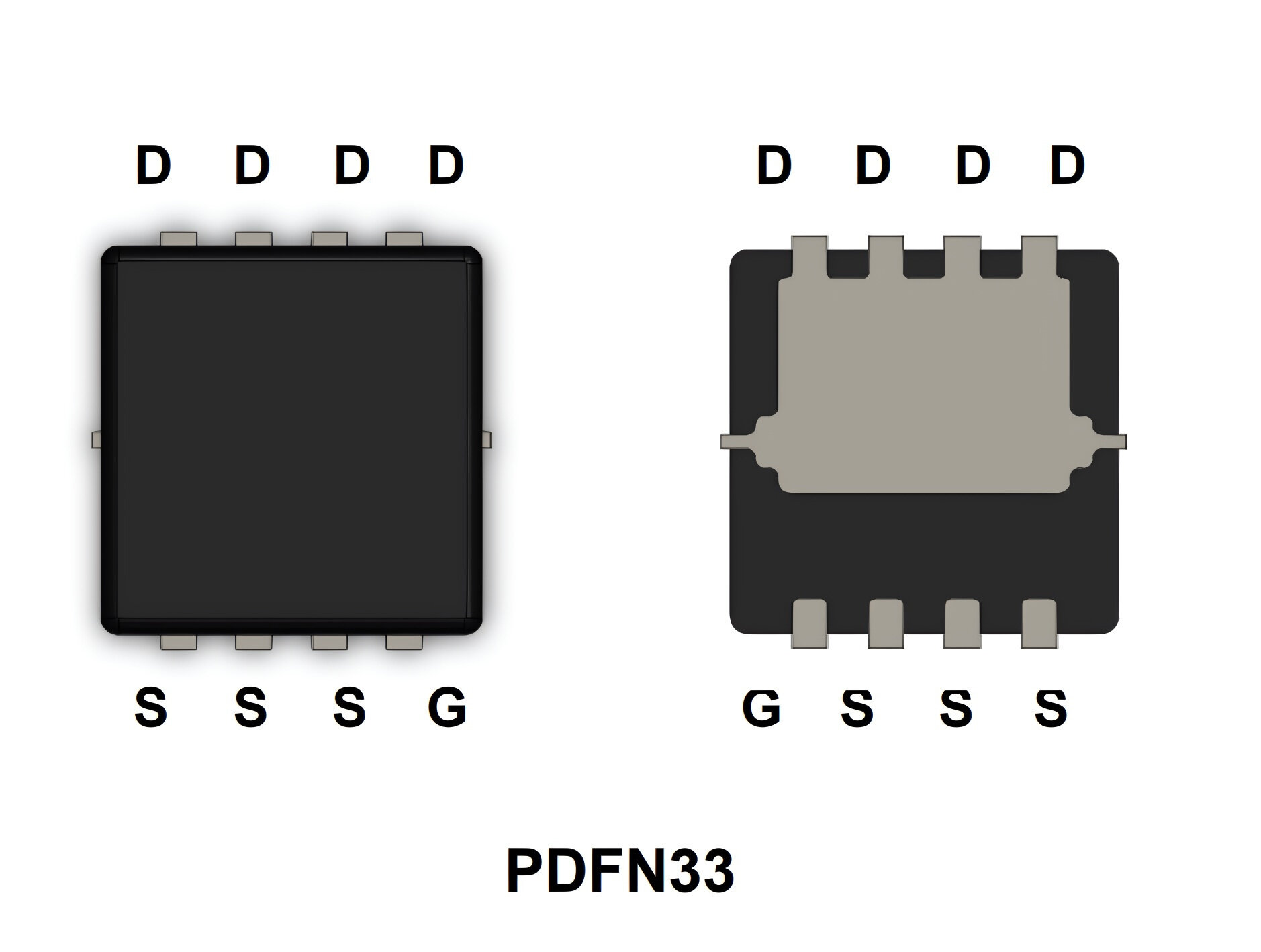 Микросхема MDV1528URH N-Channel MOSFET 30V 16A PDFN33