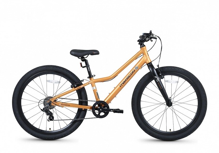 Велосипед MAXISCOO 5Bike 24" 2026 (требует финальной сборки), Цвет оранжевый матовый, Размер L