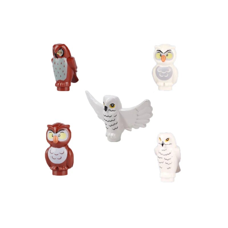 LEGO Сова, Белый и Шоколадный цвета