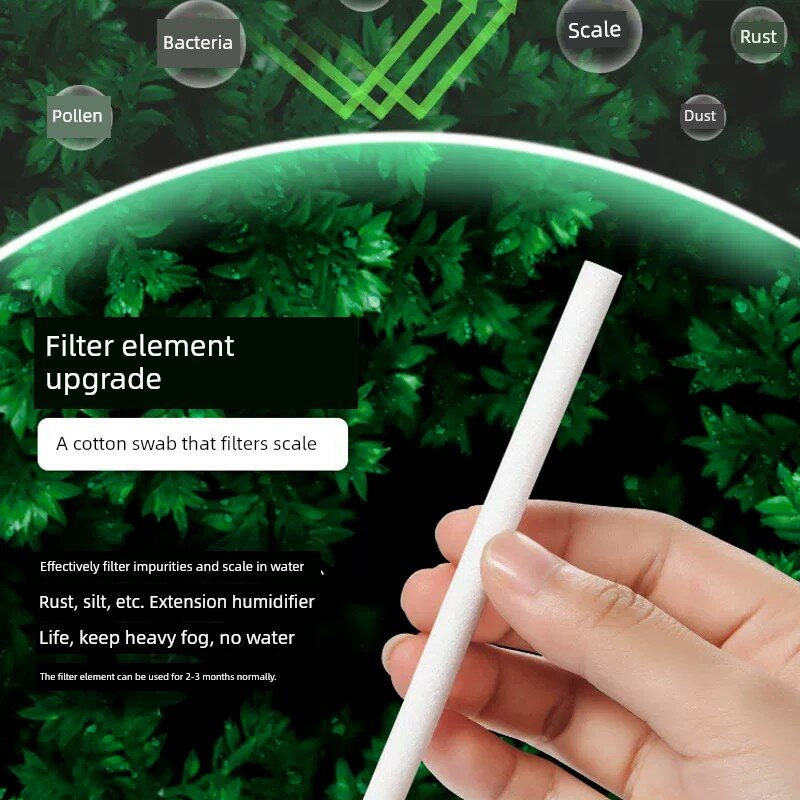 Портативный USB-увлажнитель с картриджем для фильтра, комплект для комнаты