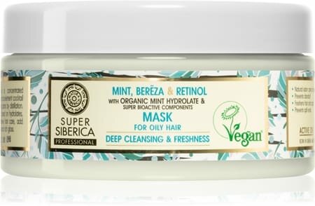 Маска для волос Natura Siberica Mint, Bereza & Retinol, 300 мл