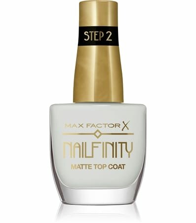 Лак для ногтей Max Factor Nailfinity Matte Top Coat, оттенок 101 Velvet Curtain, 12 мл
