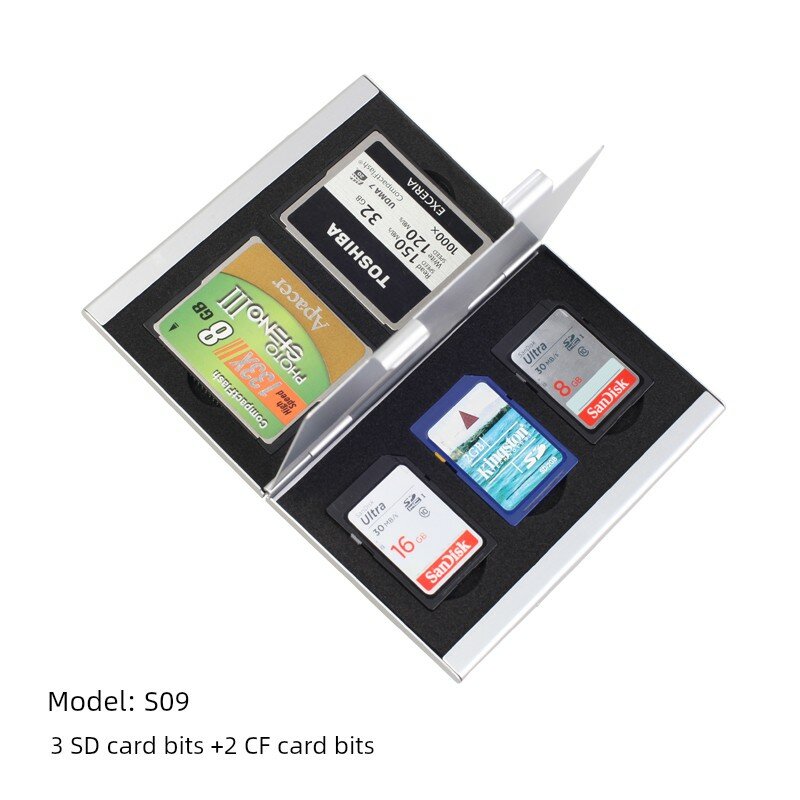 Кейс для карт памяти CF SDHC TF Micro SD с отсеком для SIM-карты, защитный чехол для мобильных устройств цвета лотос