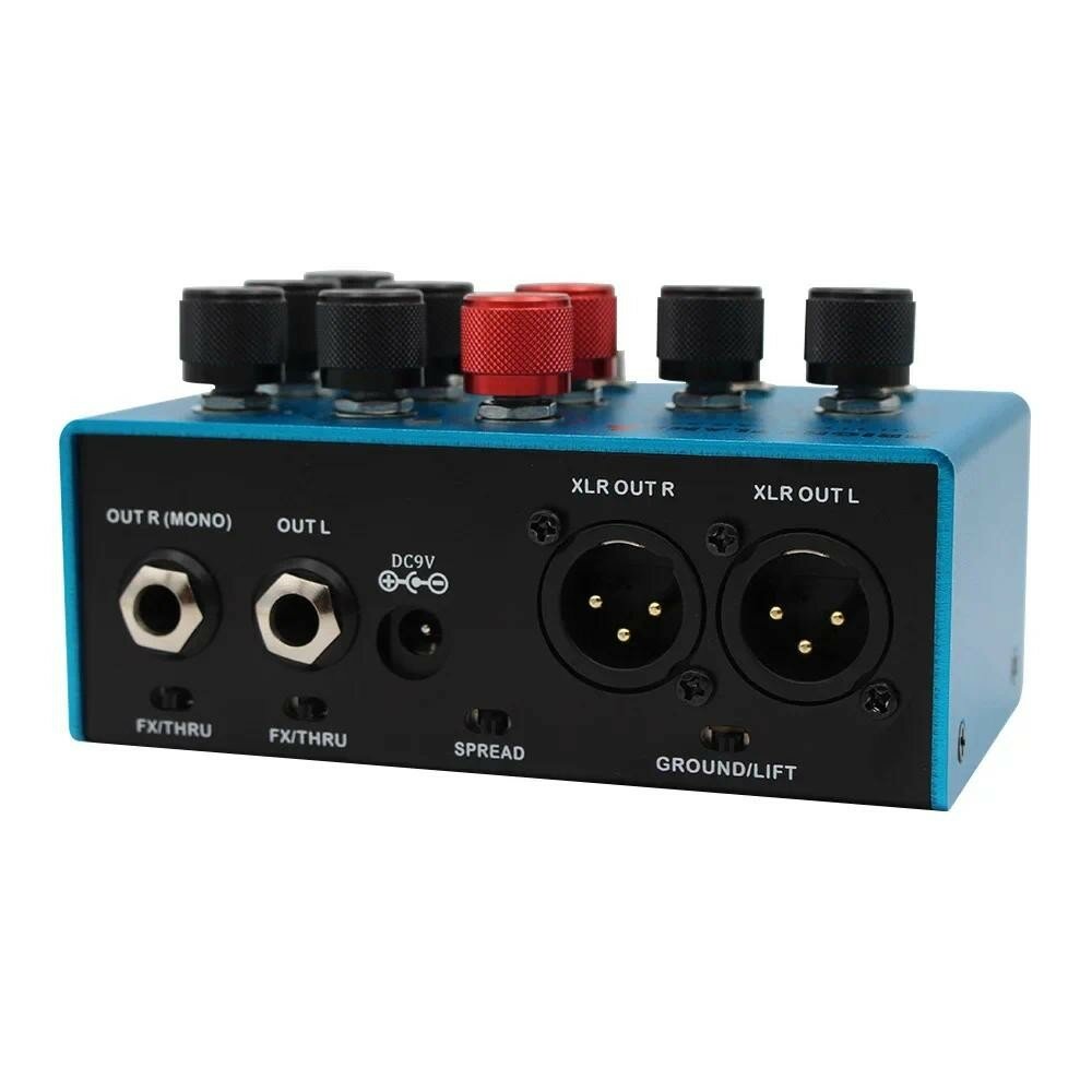 Педаль эффектов Mosky Audio "Bright Flame", предусиление, DI Box, стереошкаф Sim Box