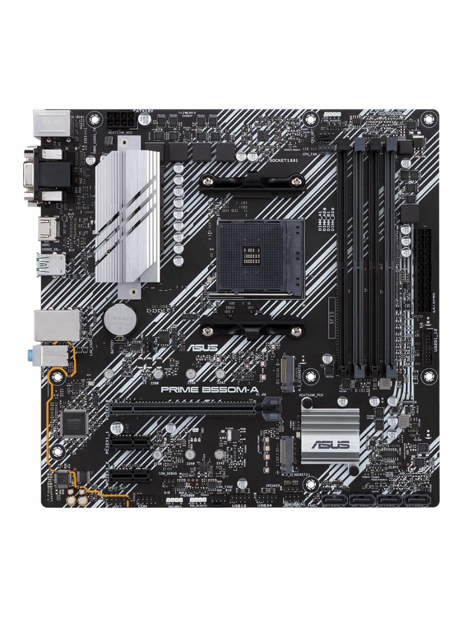 Материнская плата ASUS PRIME B550M-A/CSM (90MB14I0-M0EAYC)