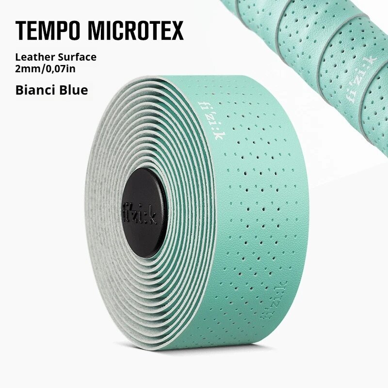 Fi'zi: k Tempo Microtex лента руля Bianchi Green 2MM