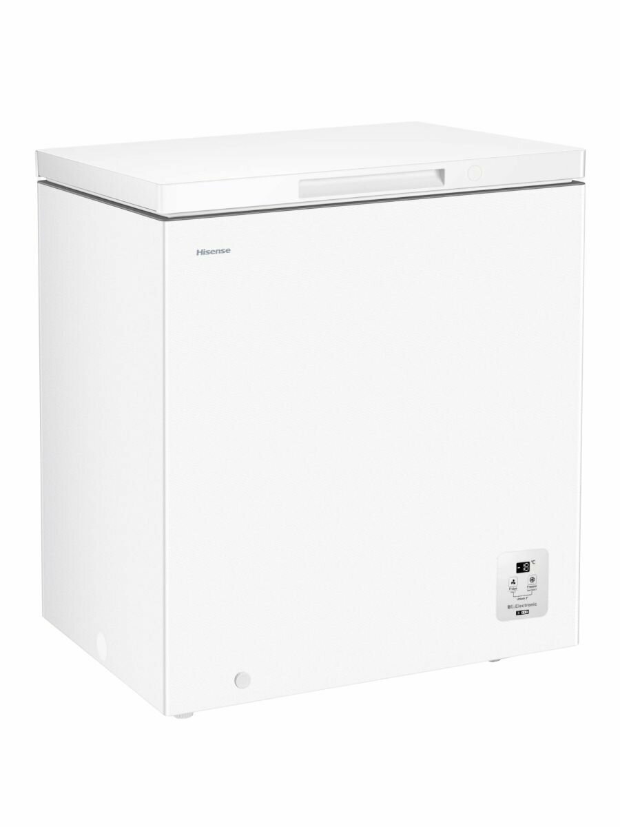 Морозильный ларь Hisense FT200N1AW1, объем 198 л, класс энергоэффективности A, инверторный компрессор, белый
