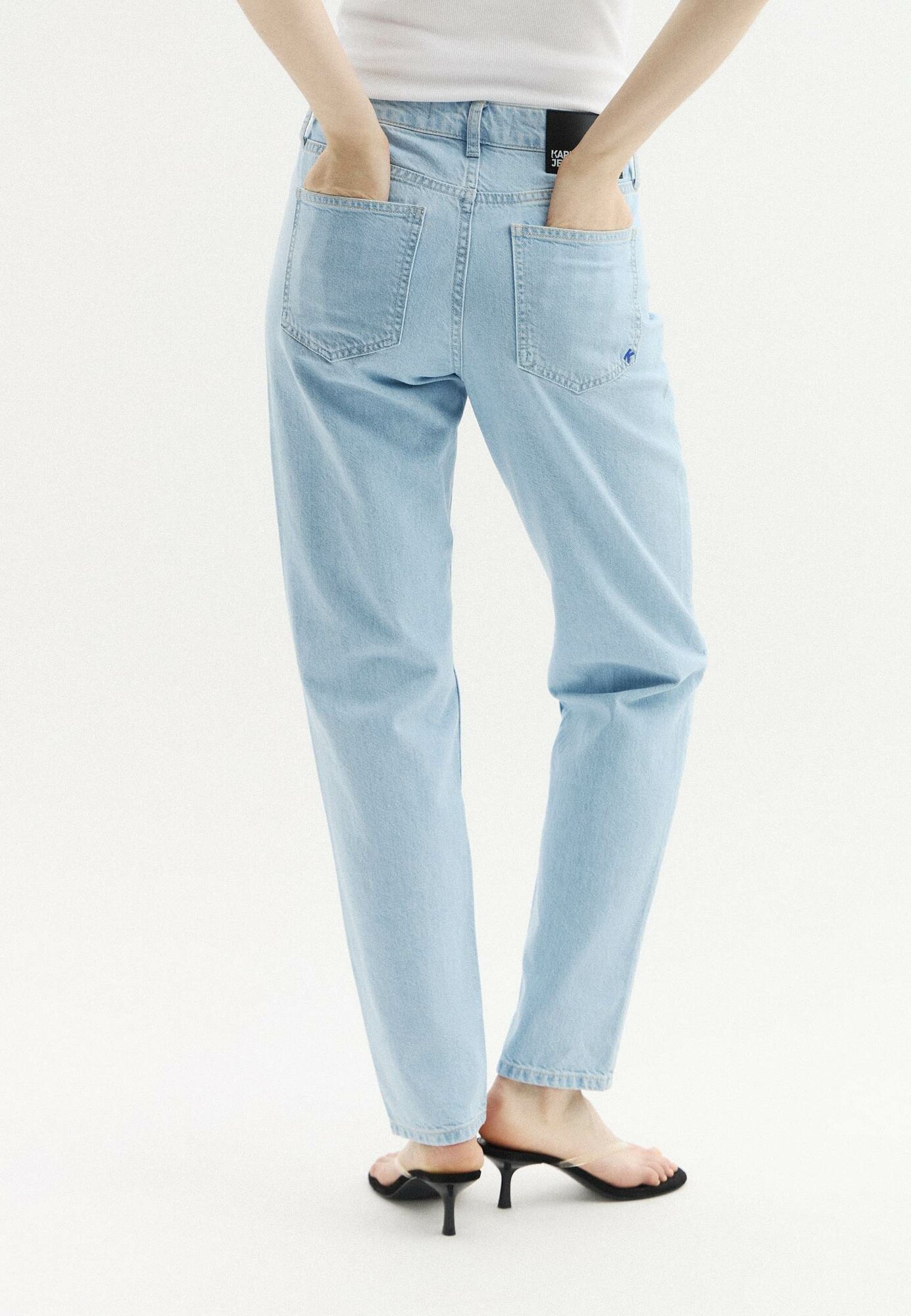 Джинсы скинни KARL LAGERFELD JEANS, размер 28/30, голубой — фото 1