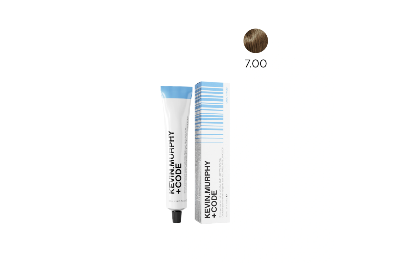 +CODE Перманентная Краска для волос, 7.00 7NN - MEDIUM.BLONDE.NATURAL.INTENSE, 100 мл