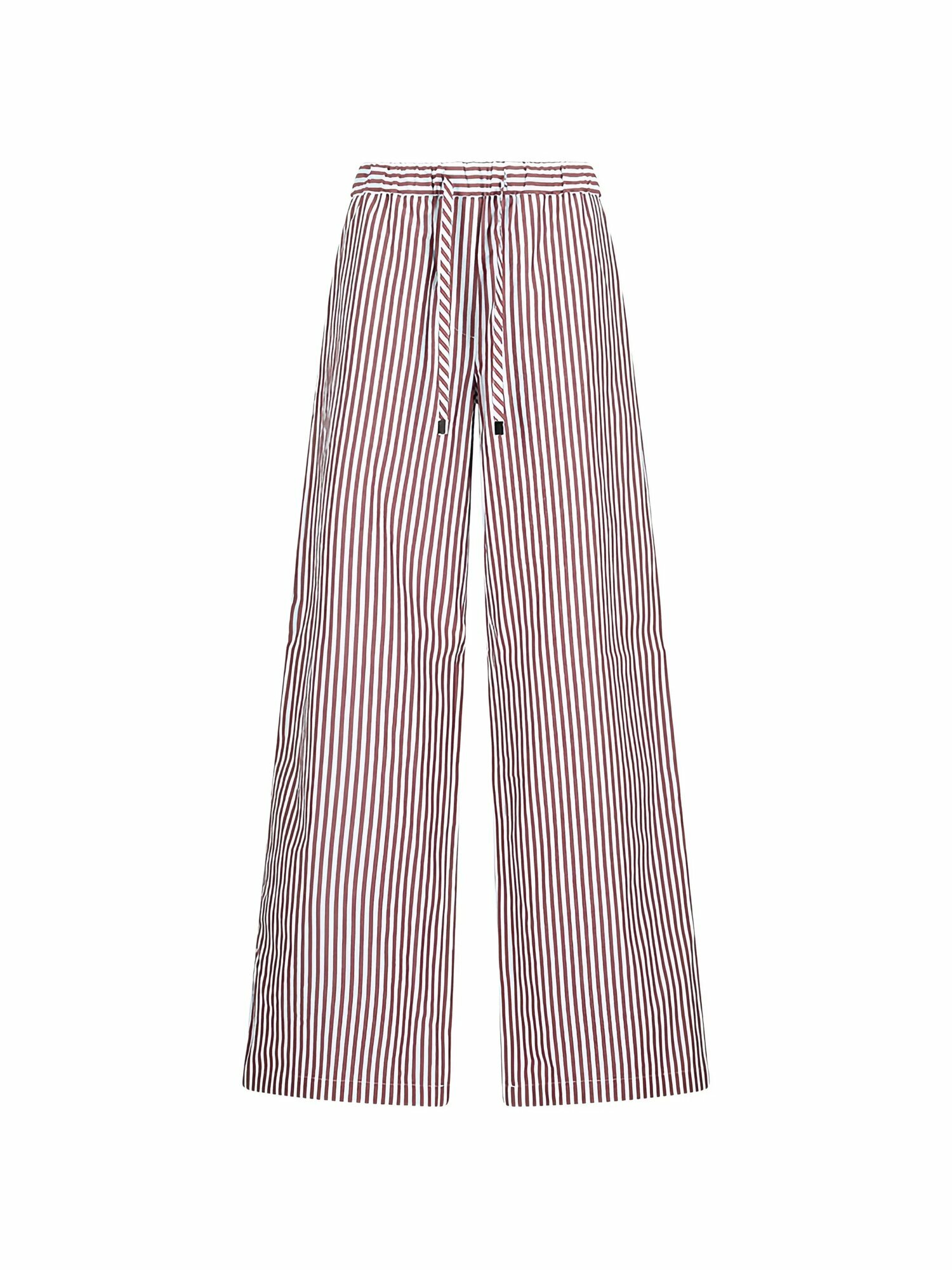 Брюки Striped drawstring trousers
