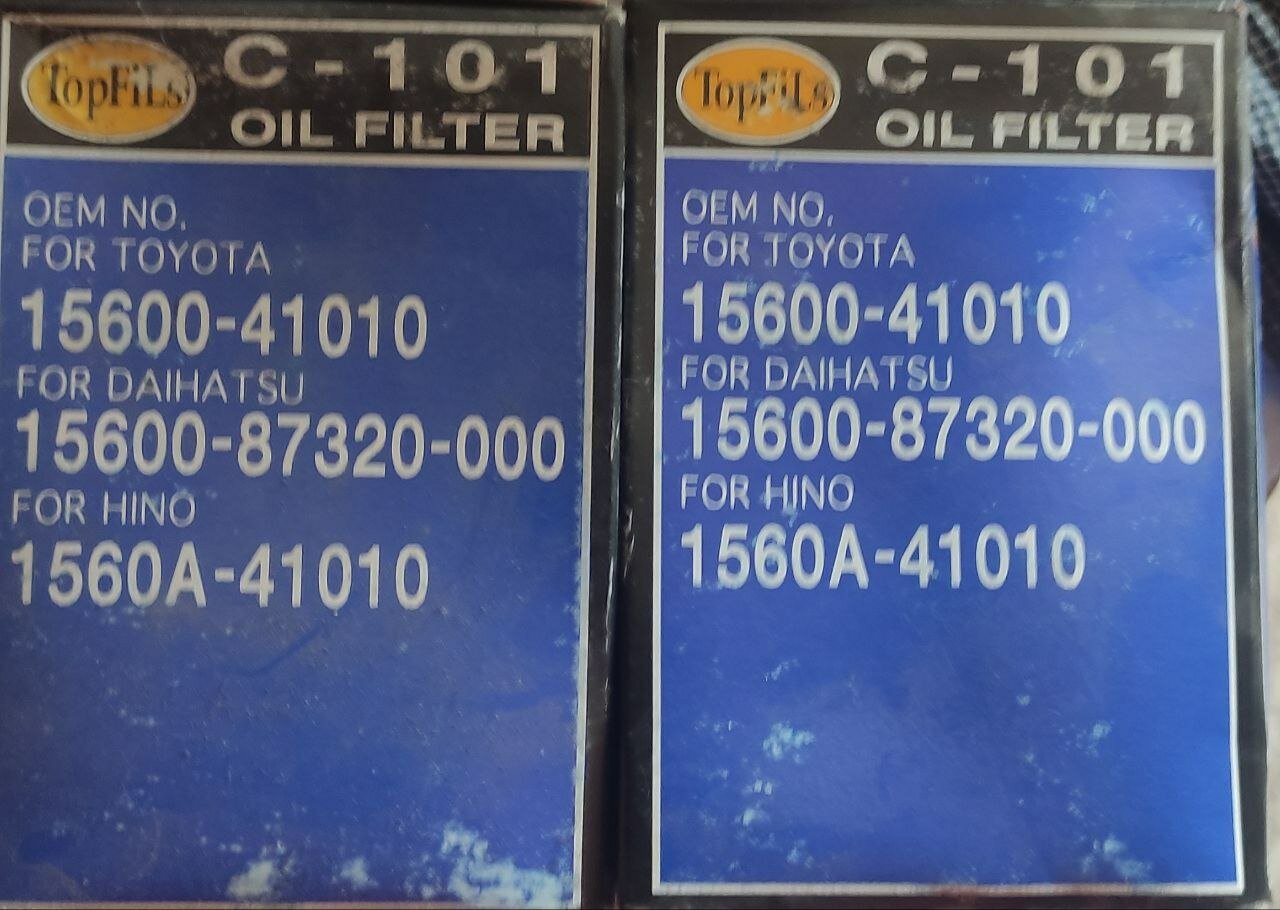 Фильтр Масляный Top Fils C-101 15600-41010 TopFils арт. C101