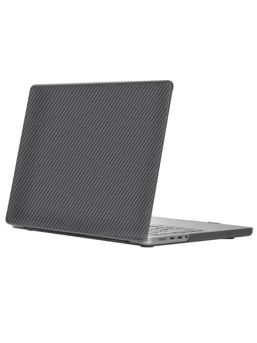 Чехол-накладка WiWU "iKavlar", для MacBook Air 2022, поликарбонат, чёрный