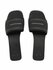 Босоножки Armani Exchange Logo-print sandals, размер 38, black/black