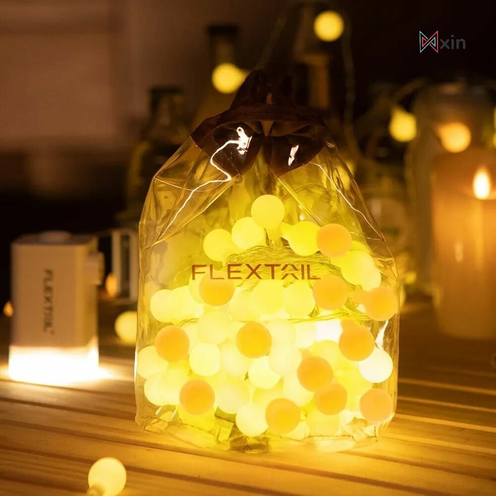 Фонарь Кемпинговый Flextail Lamp String ，Модель дистанционного управления через USB с восемью функциями
