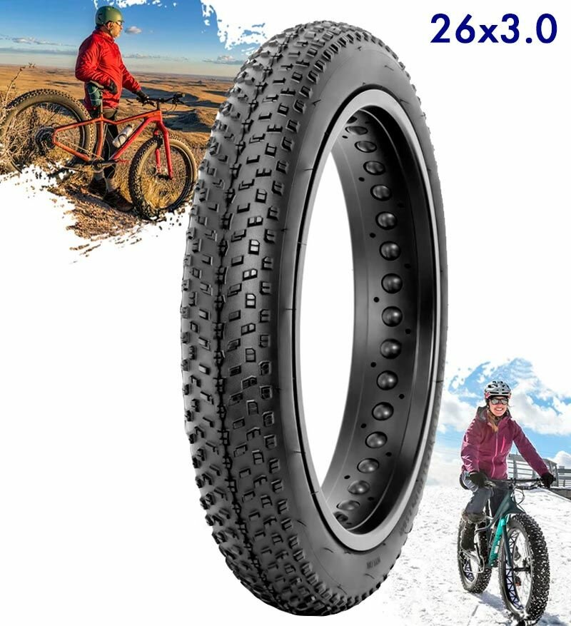 Покрышка 26х3.0 Bayat, для велосипедов FAT BIKE, электровелосипедов FAT