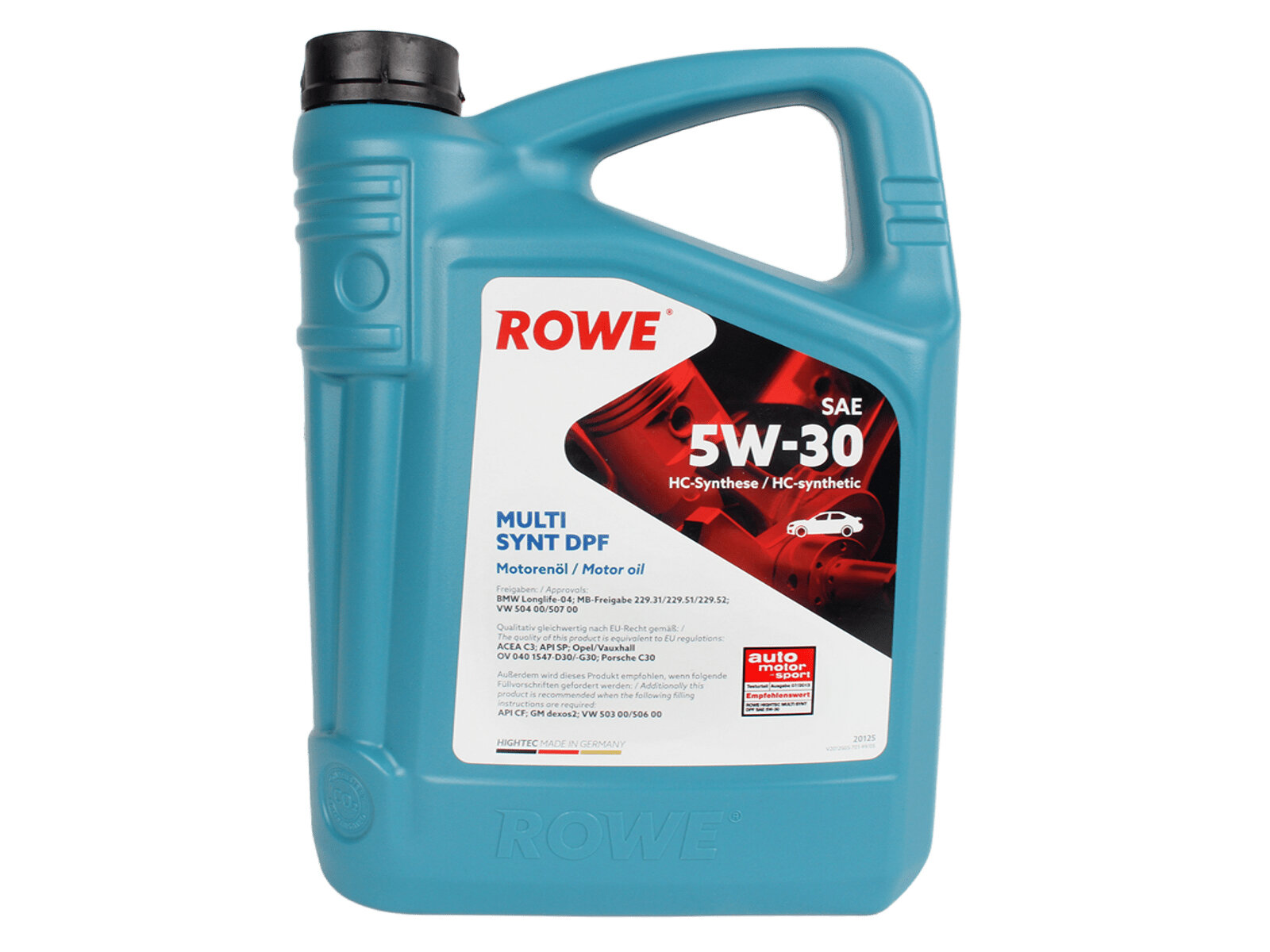 Масло моторное ROWE MULTI SYNT DPF 5W30 4л