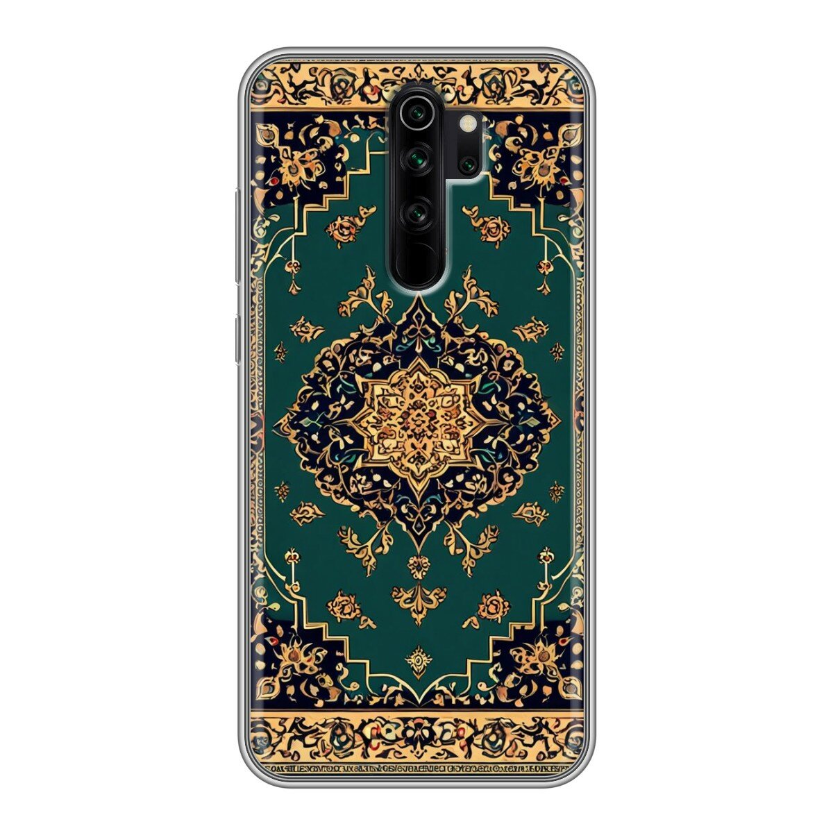 Чехол для Xiaomi RedMi Note 8 Pro с принтом Ковер зеленый (Сяоми Редми Ноут 8 Про)