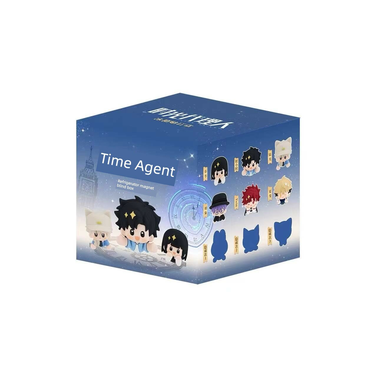 Мини-фигурка Minidoll: Магнит на холодильник «Мульти-агент» (слепая коробка), официальный аниме-мерч, официальный