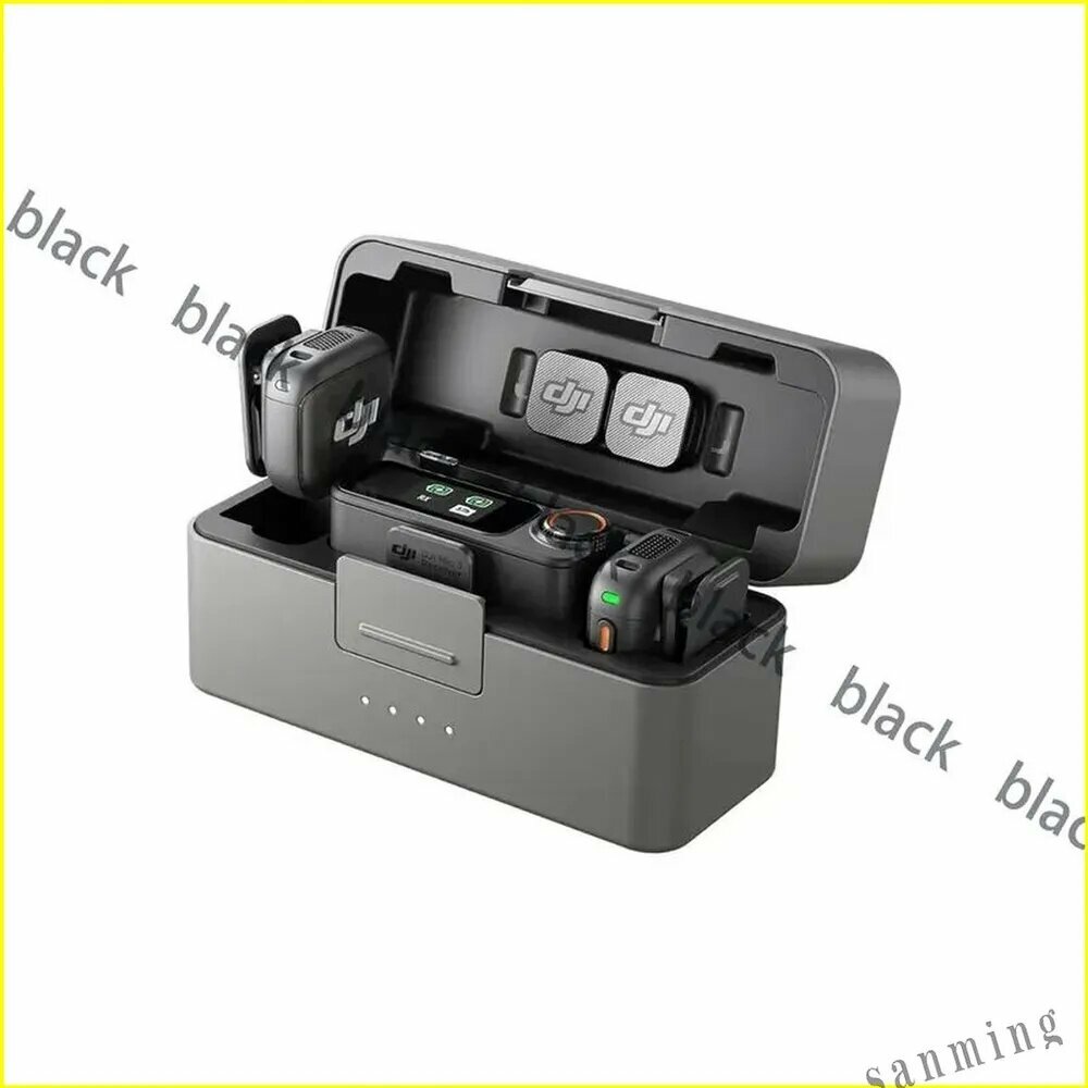Микрофонная стойка для мобильного устройства DJI Mic 3 (2TX 1RX+CASE), темно-серый