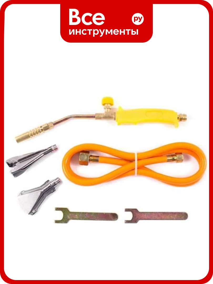 Газовоздушная горелка Weld BLOWTORCH SET набор W-3002, металл, три стакана из металла, турбостаканный тип