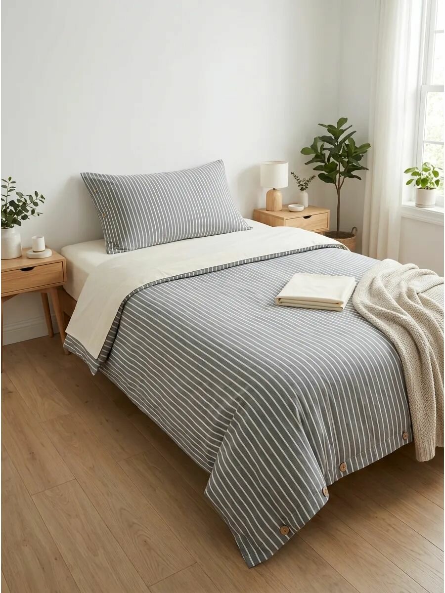Постельное белье Mia Bella Home Textile, Турция, 1,5 спальное, одеяло в комплекте
