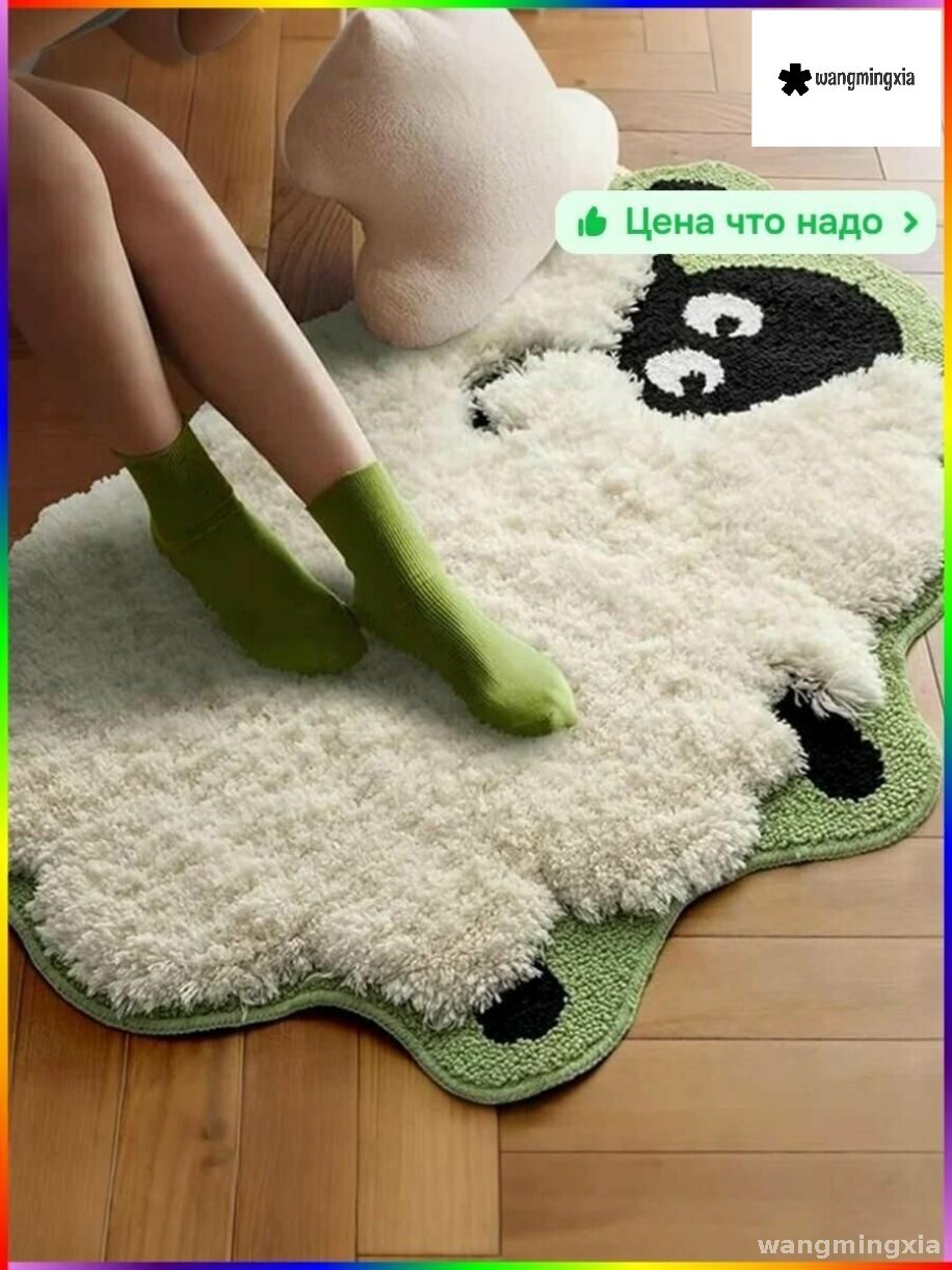 Уютный бестселлер: нескользящий коврик для спальни, 70x90 см