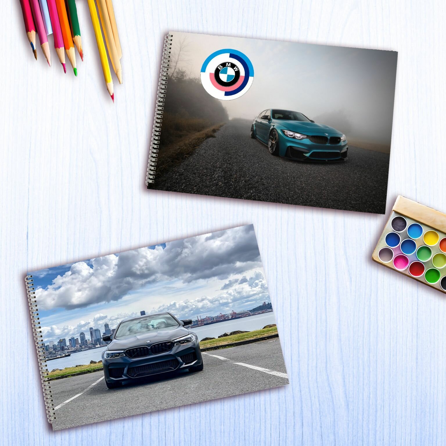 Альбомы для рисования автомобили БМВ, BMW