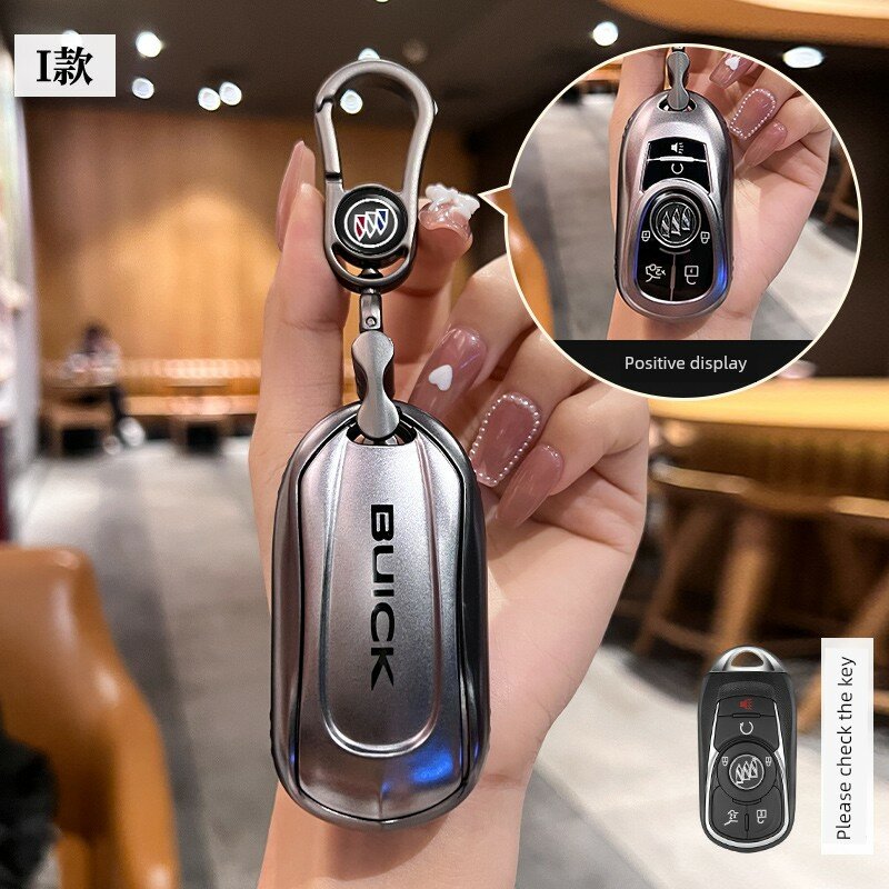 Buick I серия интеллектуальные 6-кнопочные металлическая задняя этикетка одиночный чехол с металлическим логотипом