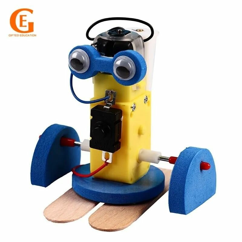 Набор Для Экспериментов "DIY Электронный Шагающий Робот", STEM Конструктор, Образовательная Игрушка Для Детей, Научный Подарок В Школу