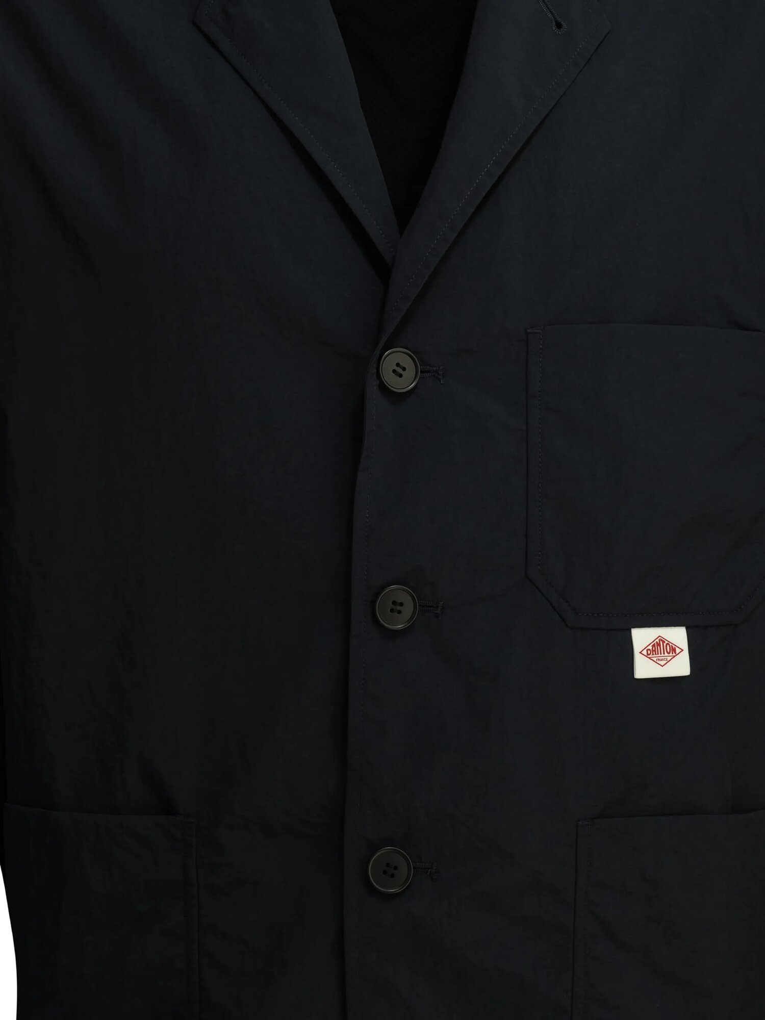 Пальто DANTON Logo-patch button-up coat, размер 42, blue — фото 1