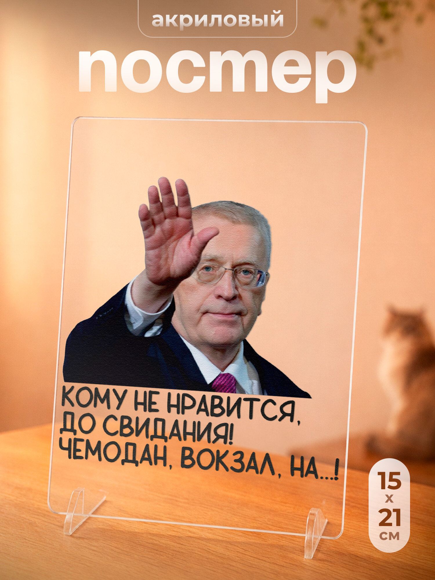 Постер акриловый Жириновский