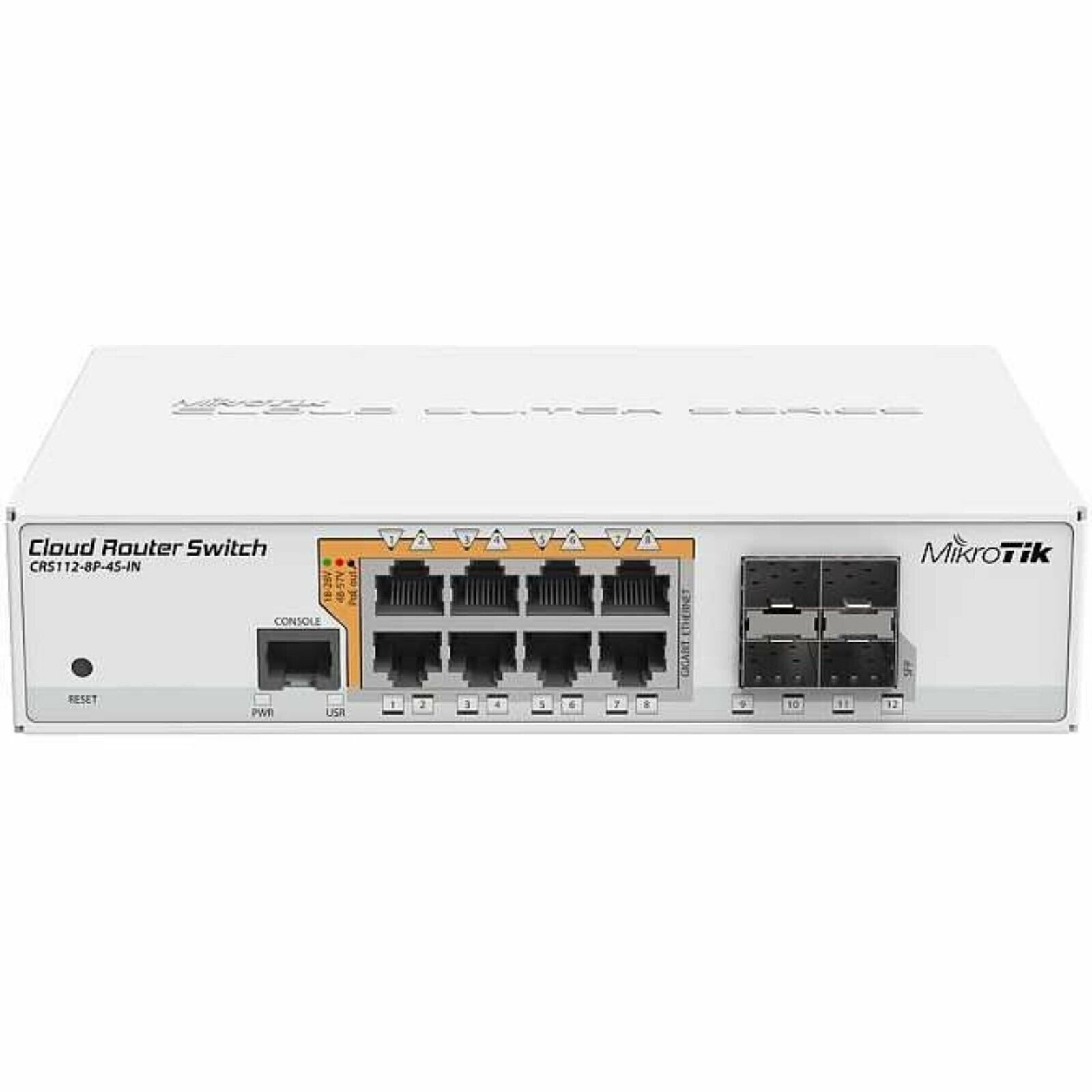 Маршрутизатор 8PORT 1000M 4SFP CRS112-8P-4S-IN MIKROTIK