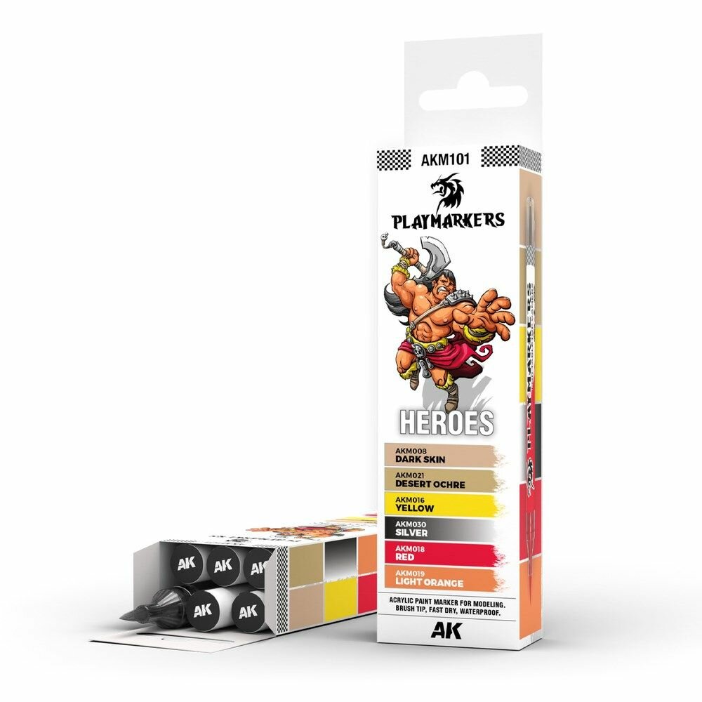 Маркеры Playmarkers Set - Heroes (6 Ref.)