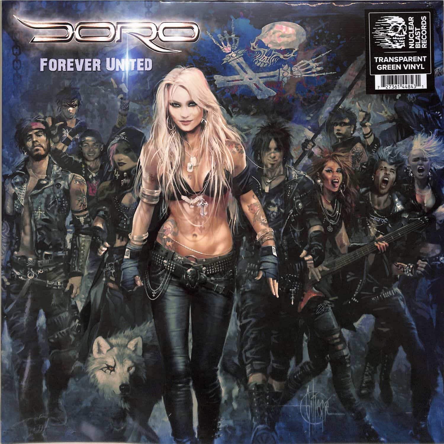 Doro. Forever United (LP/Translucent Green Vinyl/Single Sided/Виниловая пластинка)