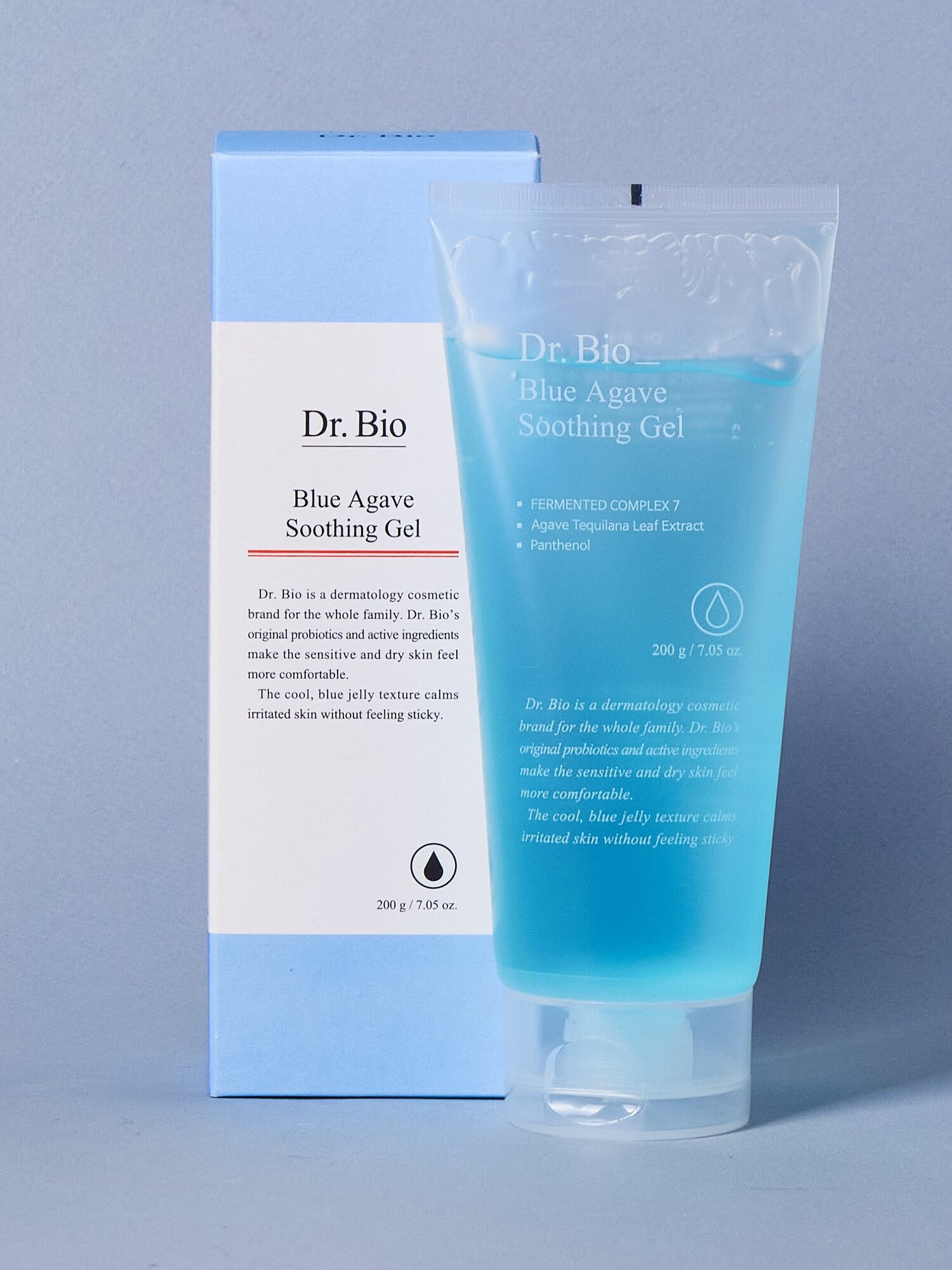 Dr.Bio Увлажняющий гель с голубой агавой 200 г Blue Agave Soothing Gel