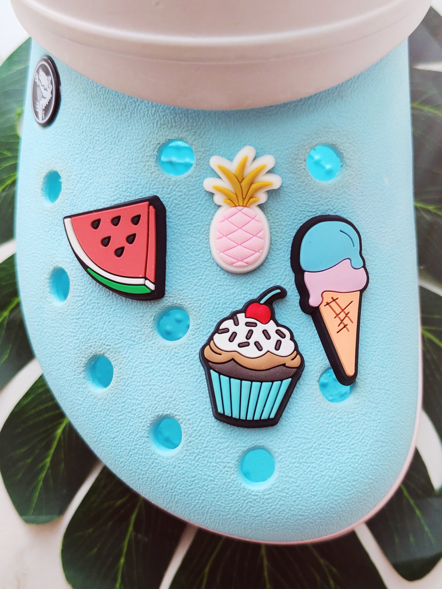Джибитсы фрукты мороженое арбузик на Crocs