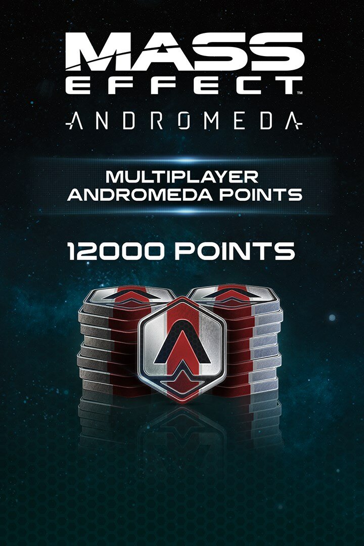 12000 Mass Effect™: Andromeda Points — дополнение (DLC) — дополнение (DLC) для Xbox / Microsoft Store · Xbox · цифровой ключ · нужна базовая игра