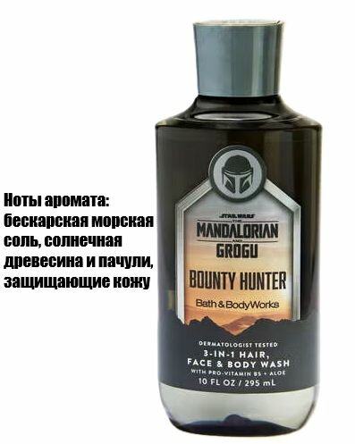 Bath and Body Works увлажняющий мужской гель для душа 3-в-1 Bounty Hunter (295 мл)