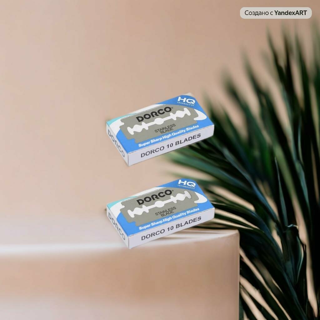 Лезвия Dorco, ST300, Двухсторонние, классические, 10 шт в упаковке, 2 уп.