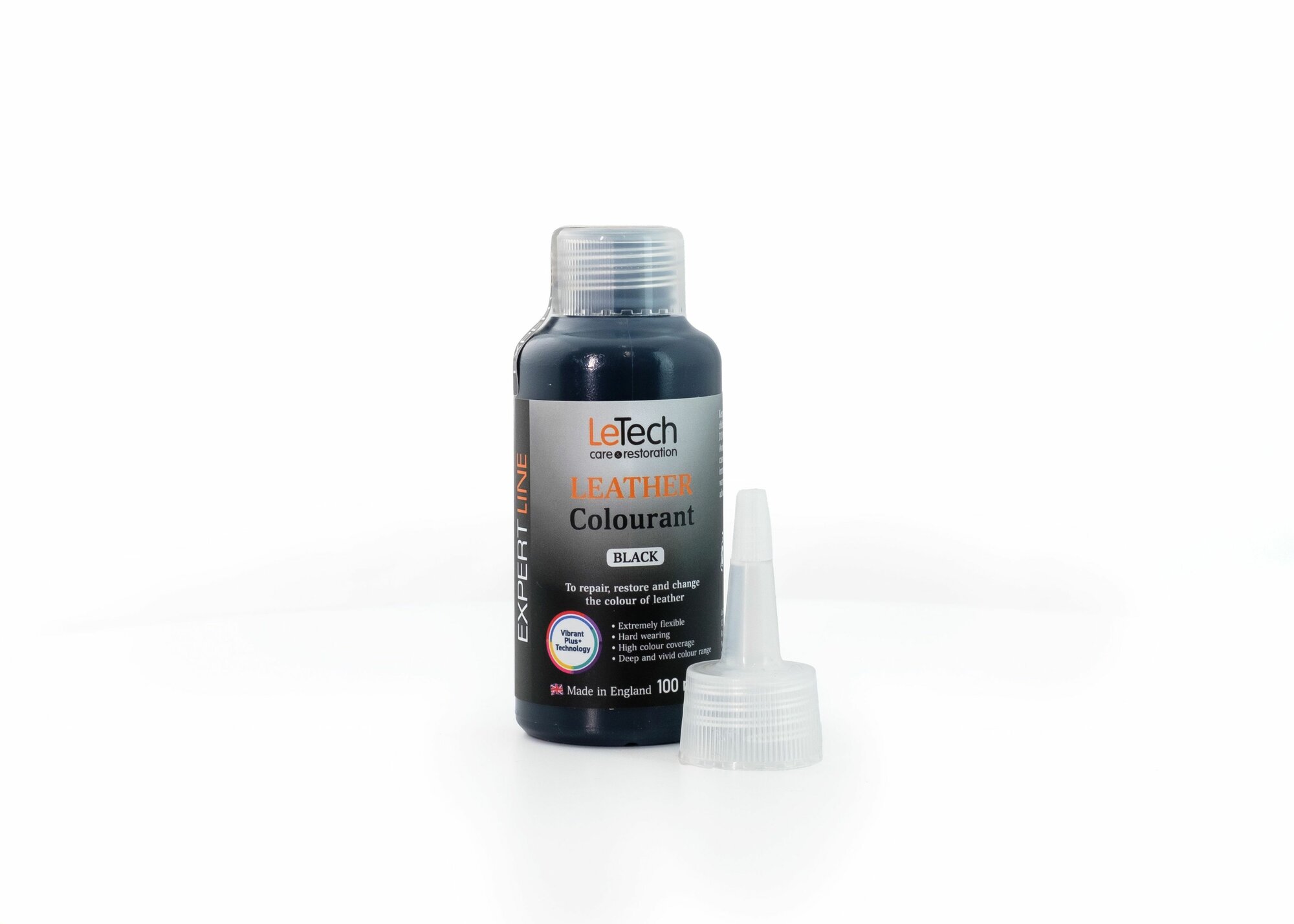 Краска для кожи, темно-коричневый, LeTech (Leather Colourant) Dark Brown 100 ml 100 мл темно-коричневый
