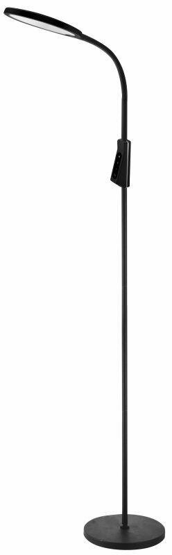 Светильник светодиодный KD-836F C02 LED напольный 13Вт 230В 850лм сенс. рег. ярк и цвет. темп черн. Camelion 13407
